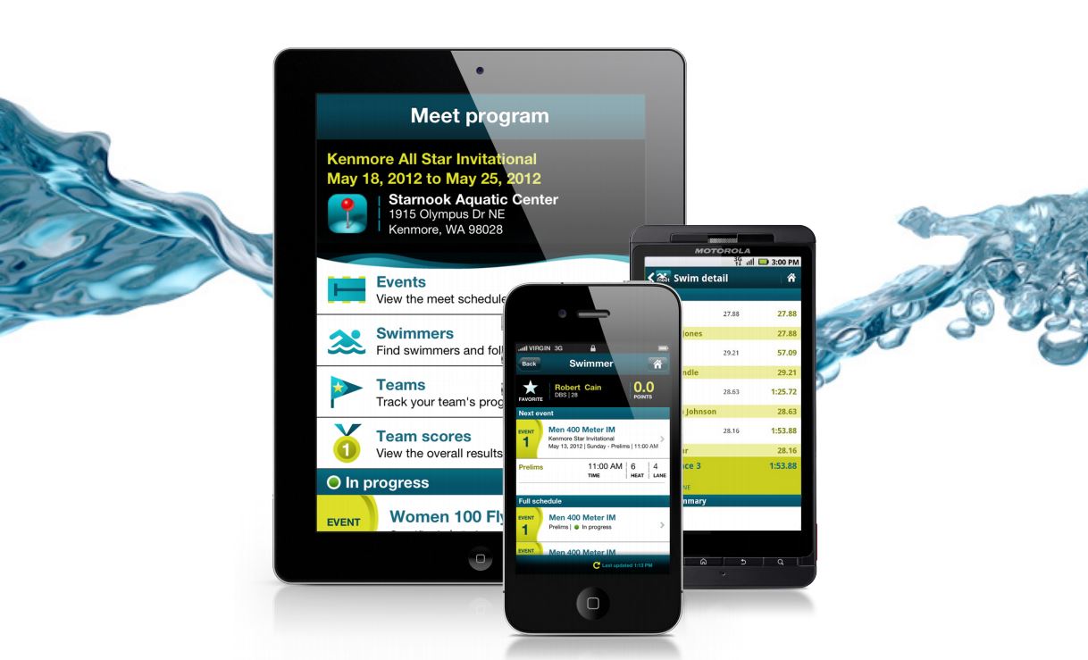 Jets Aquatic Club - Meet Mobile App