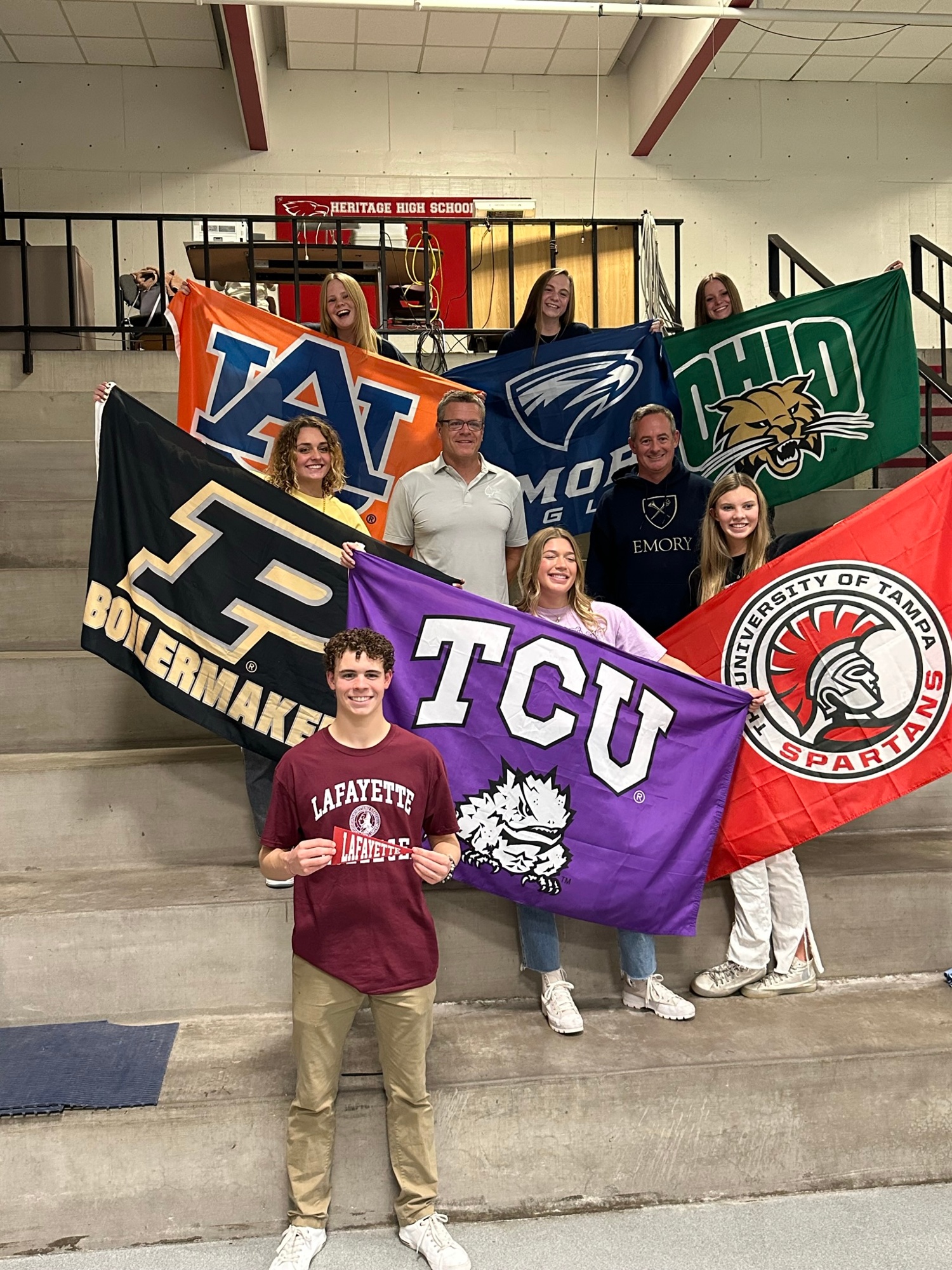 9 ACES Swimmers sign their National Letter of Intent