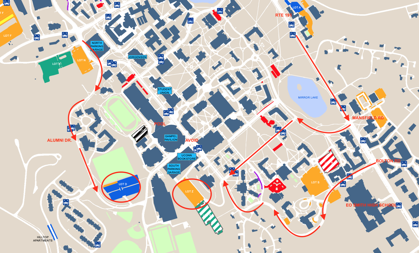 Uconn Campus Map