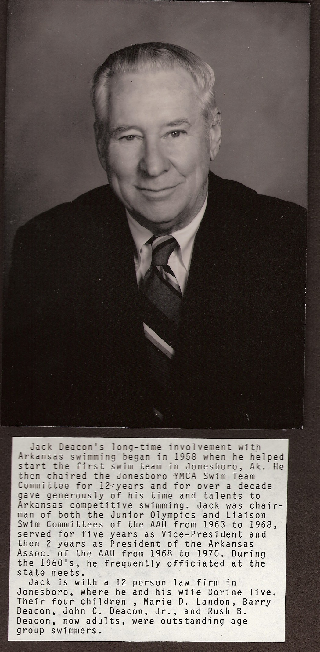 Arkansas Swimming - Jack Deacon