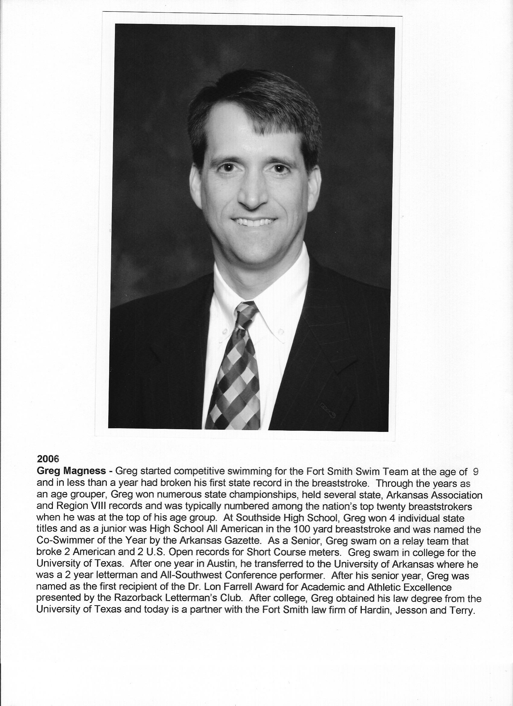 Arkansas Swimming - Greg Magness