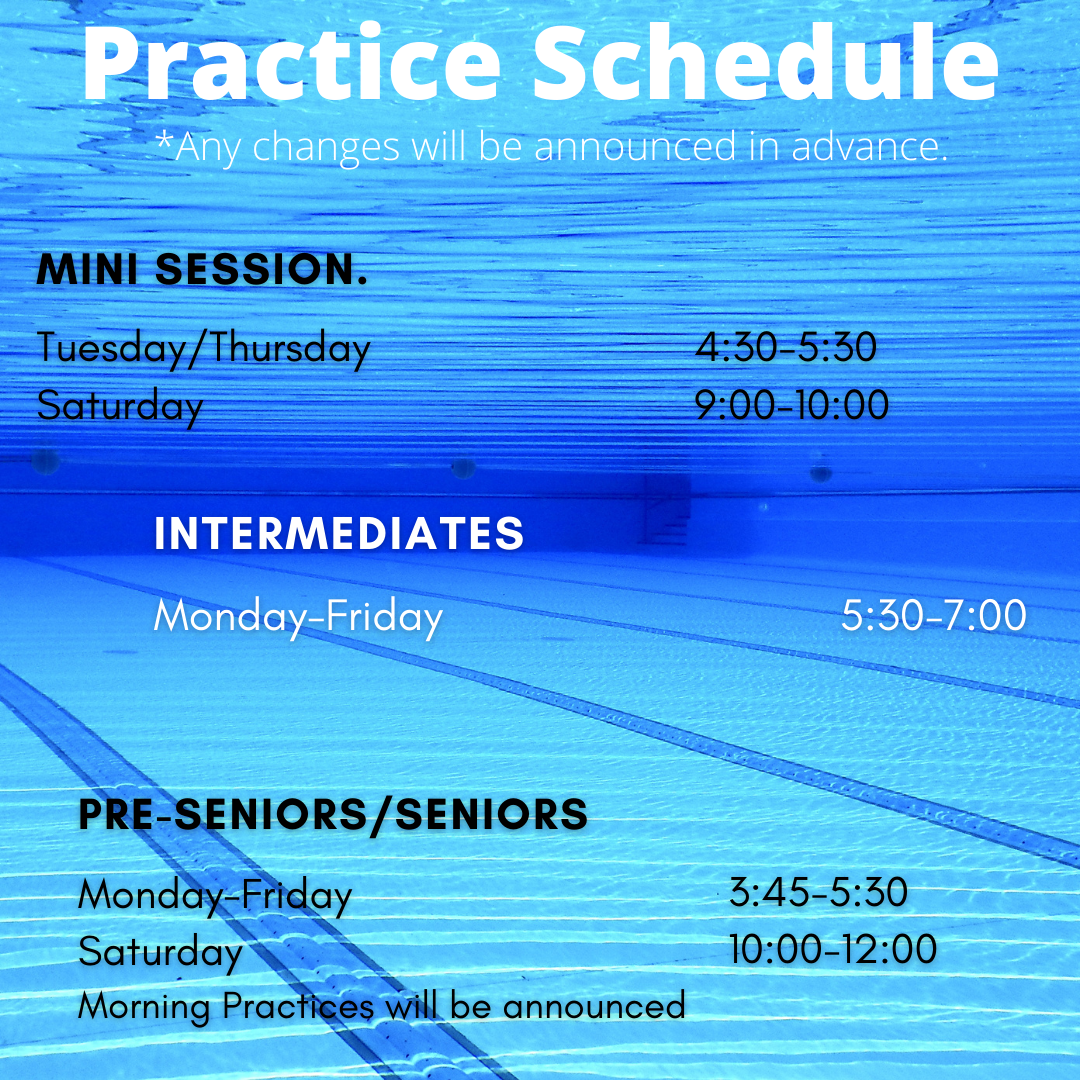 Three Rivers Swim Club - Schedules