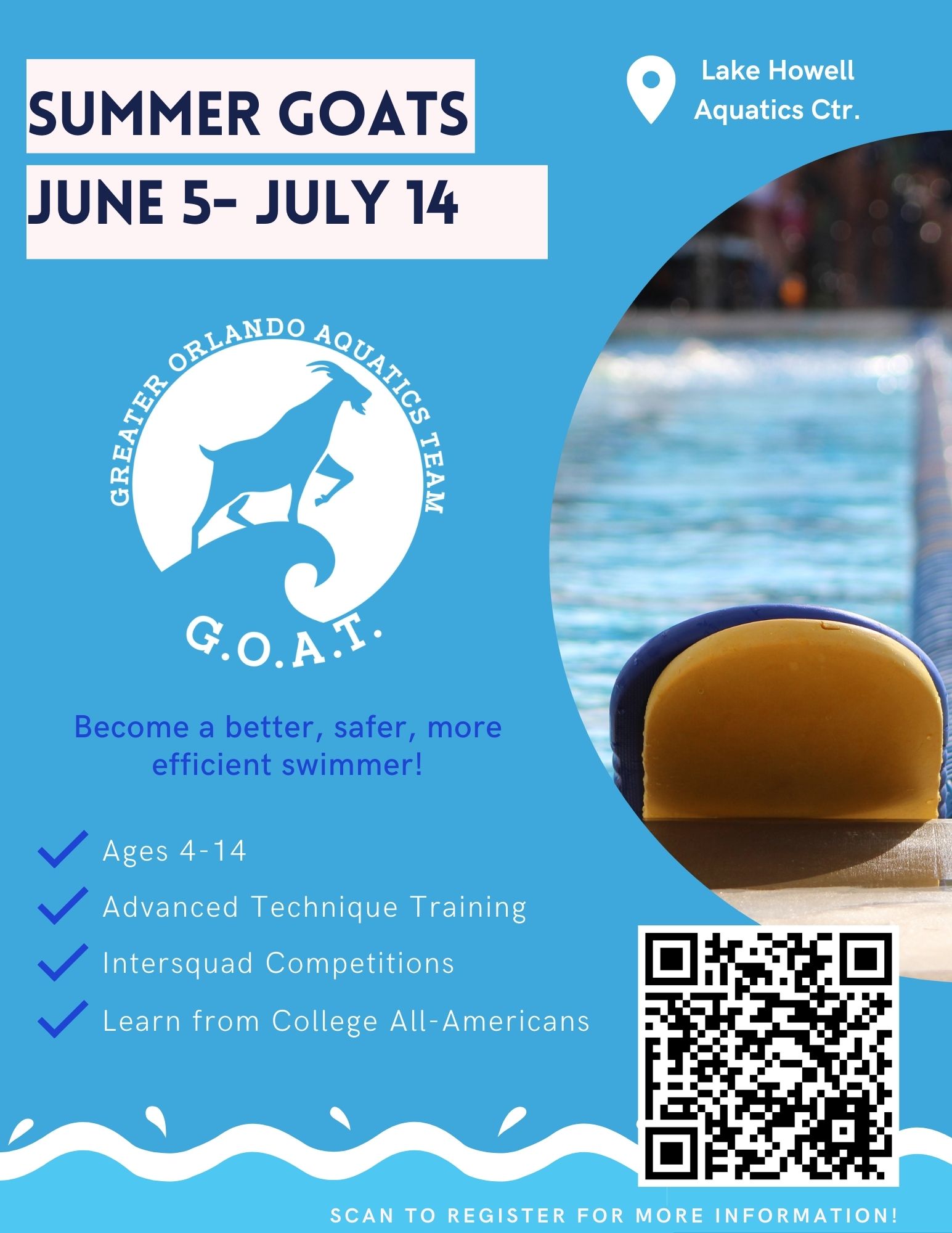 Greater Orlando Aquatics Team - Summer Programs