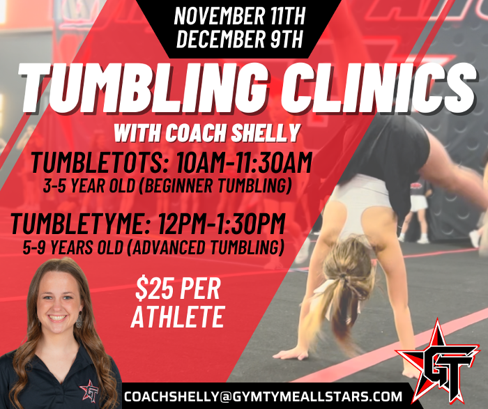 Tumbling Clinics with Coach Shelly