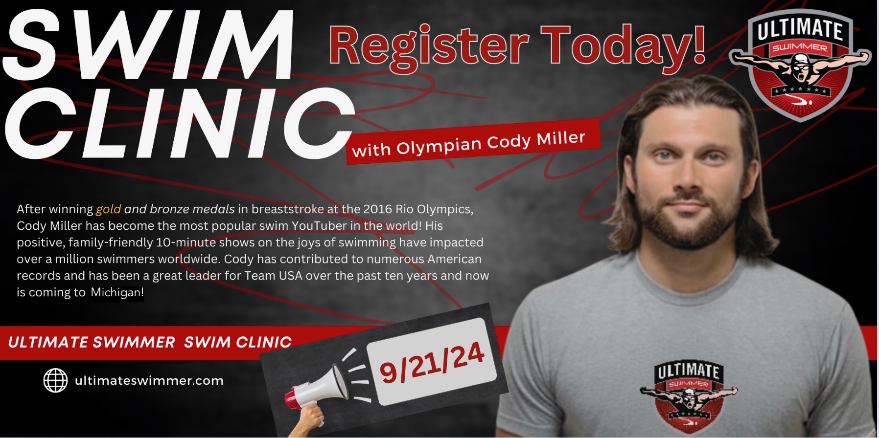 Hurricane Penguins Swim Club - Cody Miller Swim Clinic