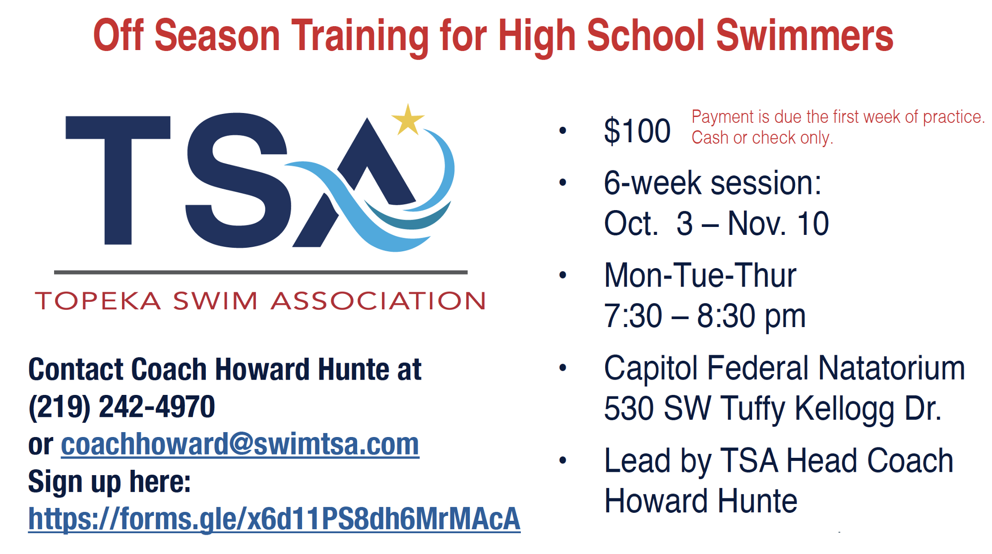 Topeka Swim Association Home