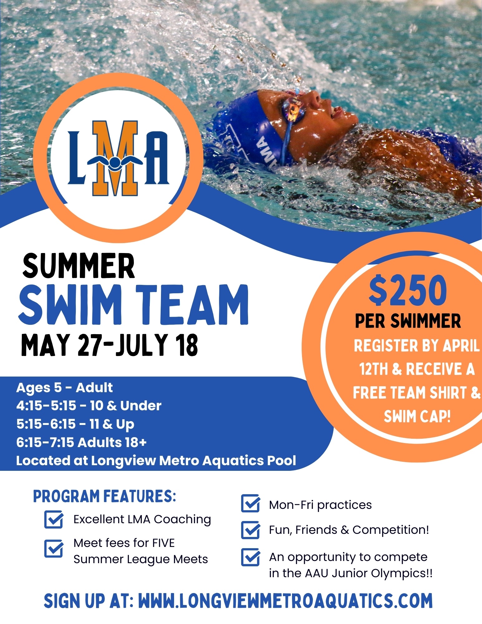 Longview Metro Aquatics Home