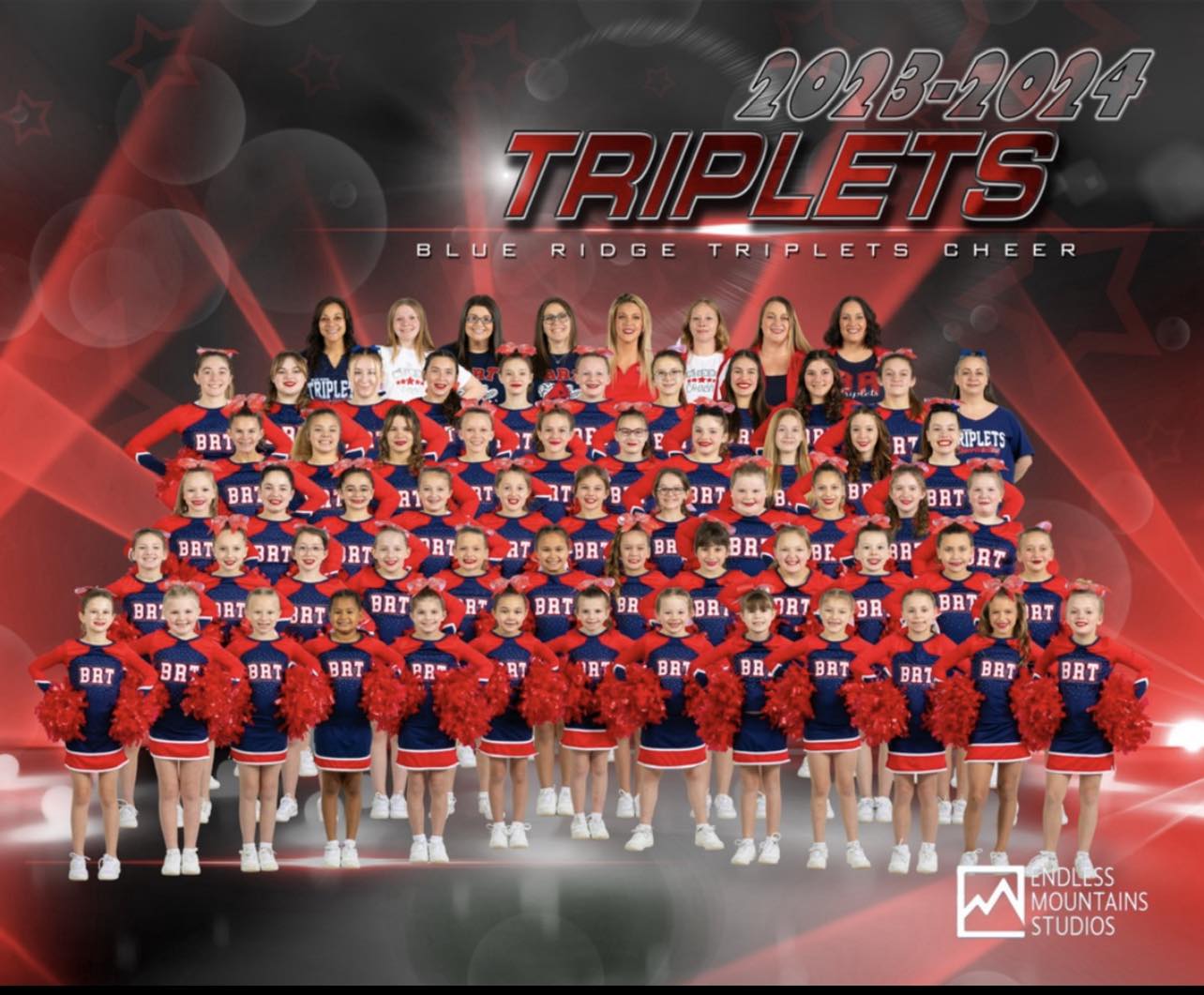 Triplets Cheer - About