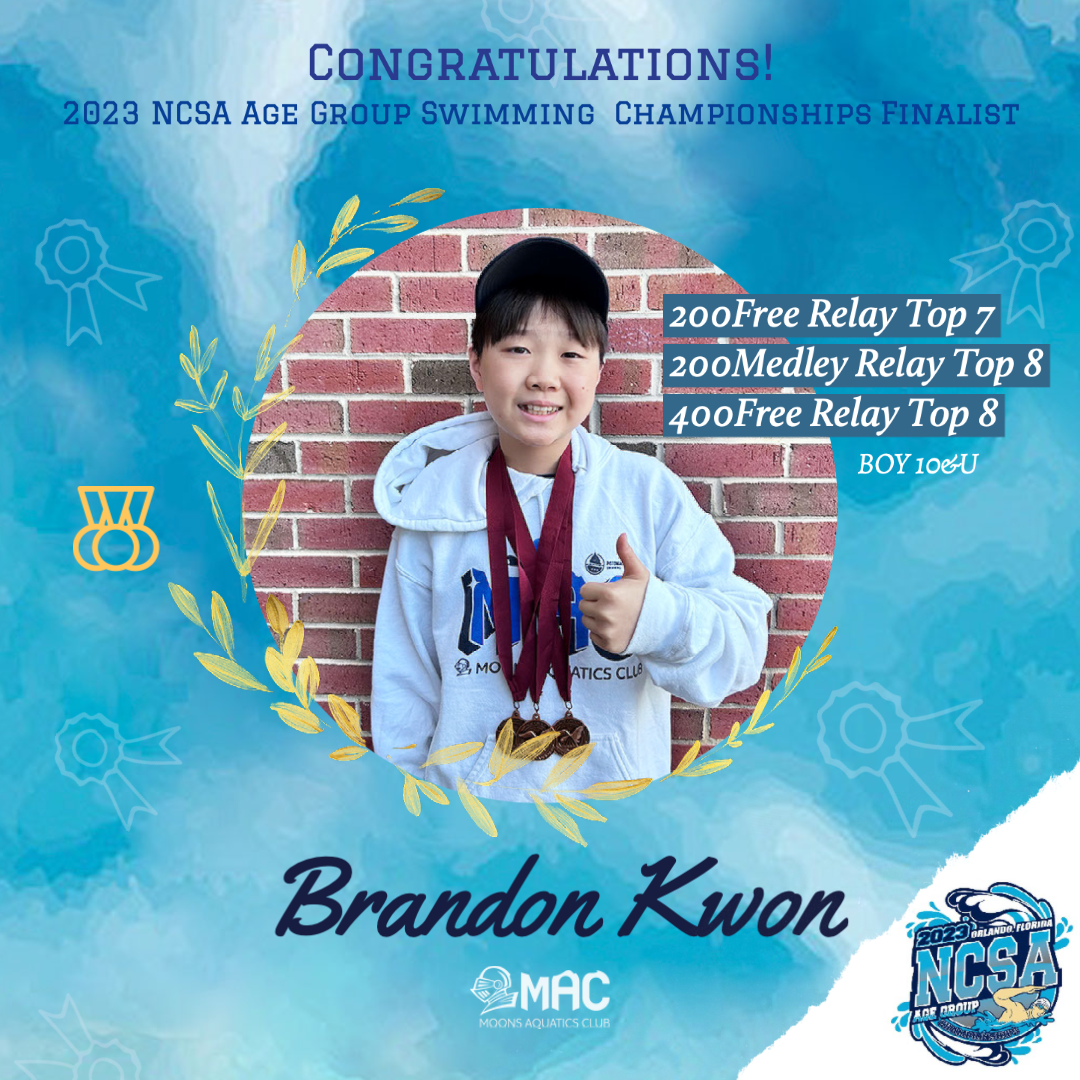 Congratulations to Moons Aquatics Club's 2023 NCSA Age Group ...