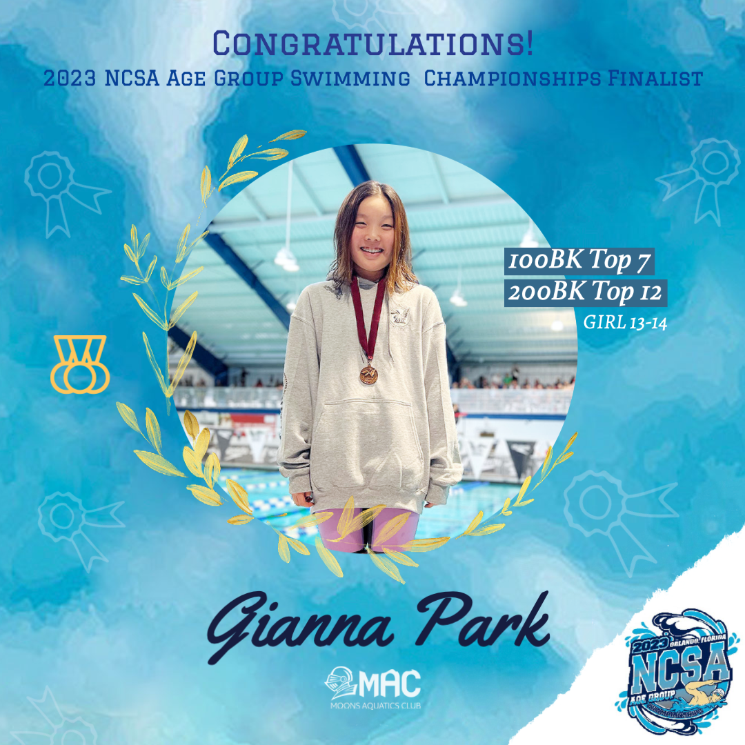 Congratulations to Moons Aquatics Club's 2023 NCSA Age Group ...