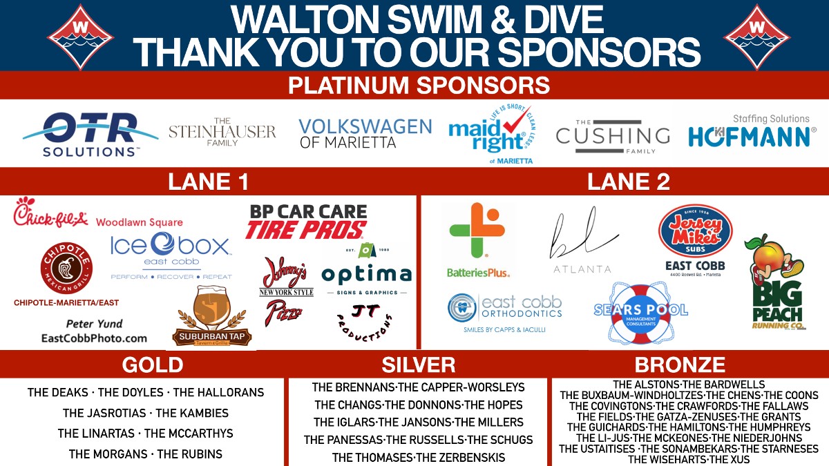 Walton Swim and Dive Home