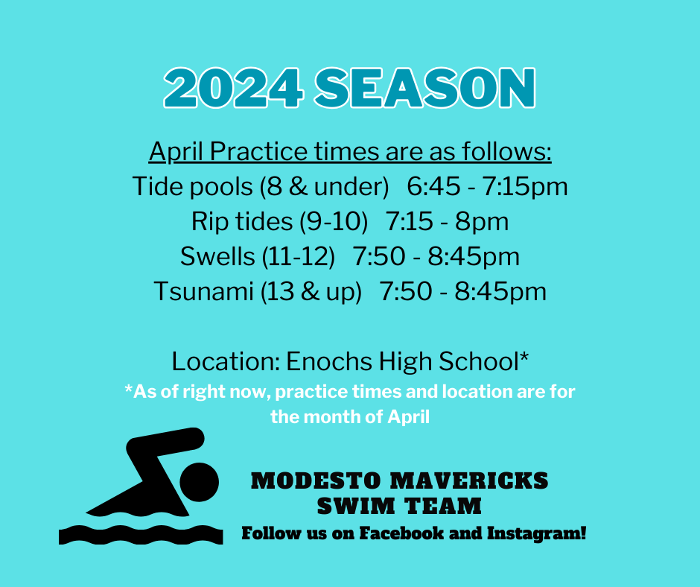 April Practice times