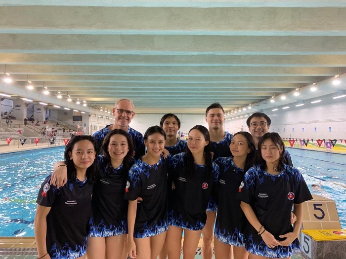 HWI -SCAA Team competing in Singapore Age Group Champs