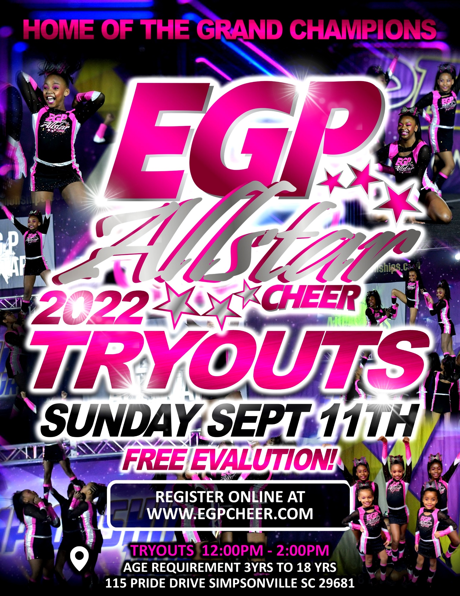 EGP Allstar Cheer Home