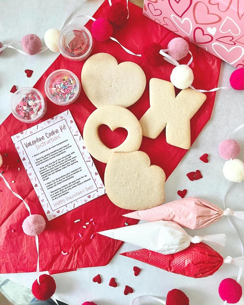 DIY Valentine's Day Cookie Kits: Now available for ordering!