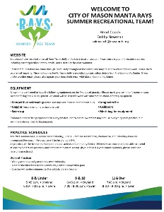 Mason Rec Rays Home