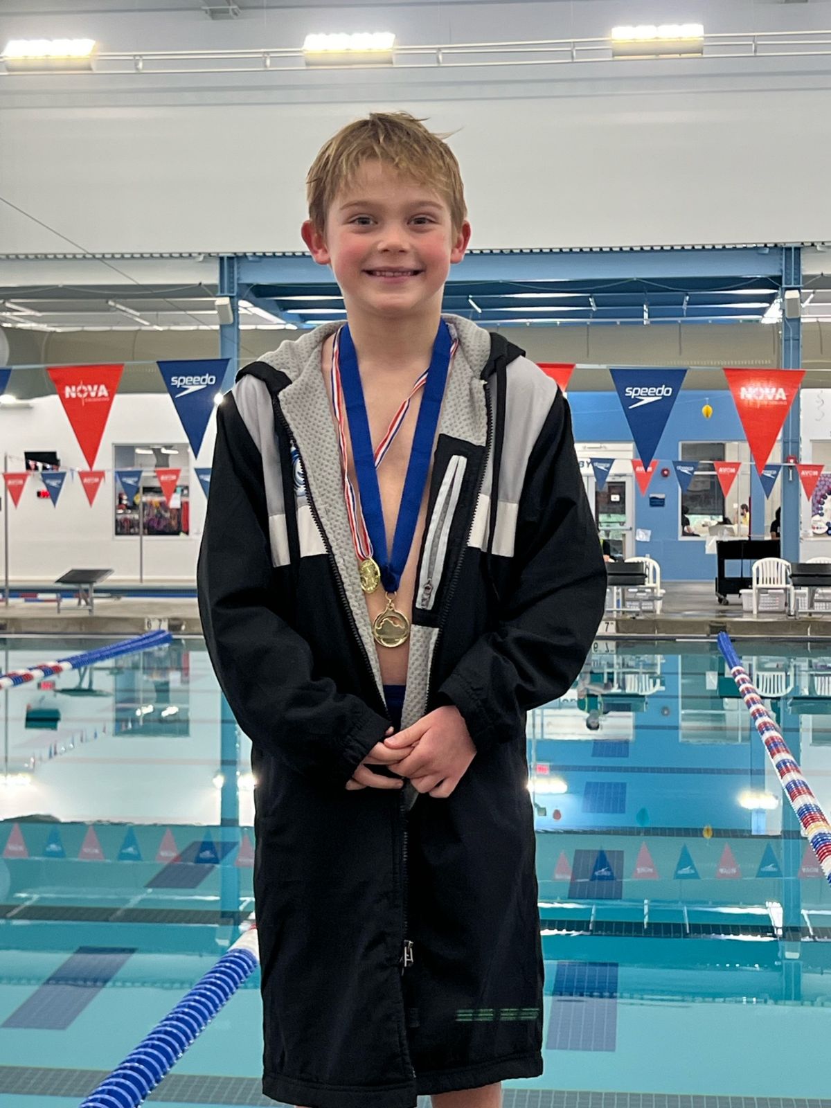 SwimRVA 8 & Unders Kick Off District Champs in Style!