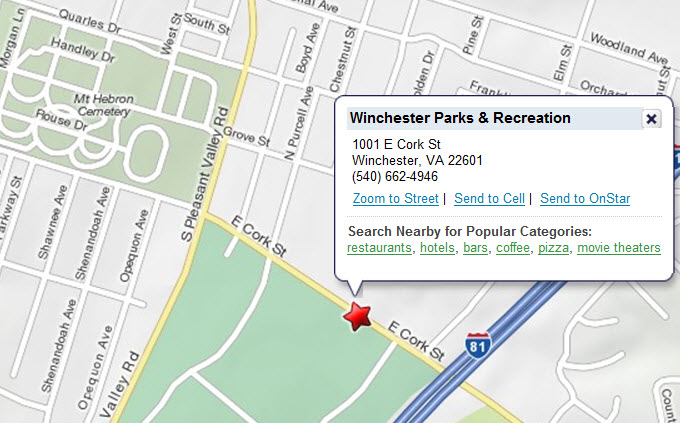 Winchester Swim Team - Jim Barnett Park